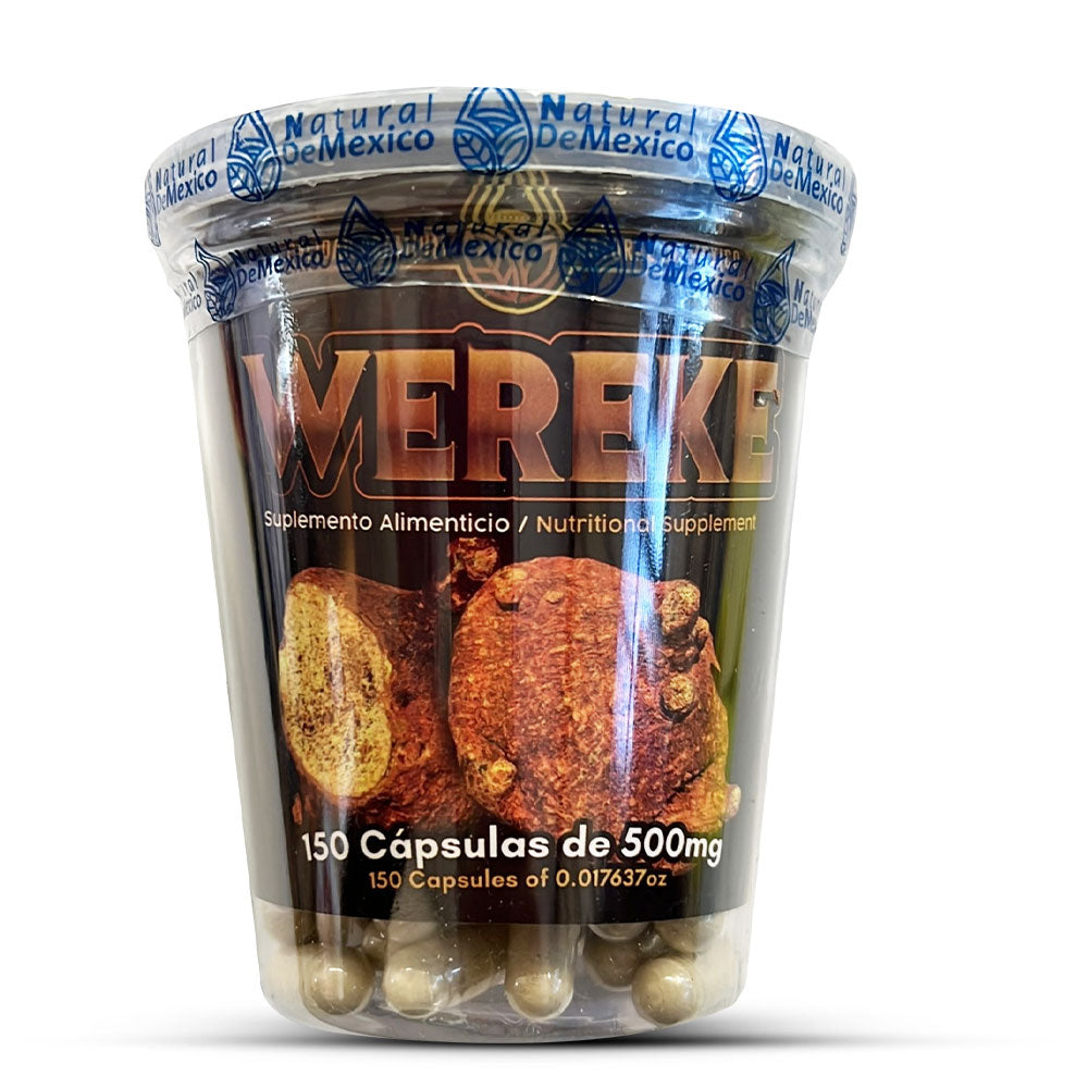 Suplemento en Vasito Wereke Supplement 150 Capsulas – Natural de Mexico